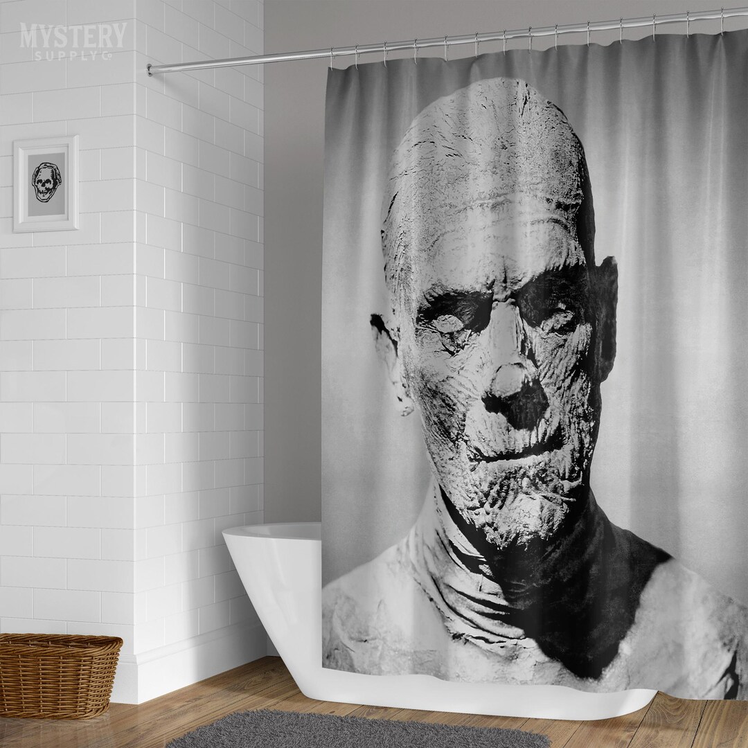 The Mummy 1932 Vintage Horror Movie Monster Photo Shower Curtain ...