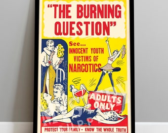 Vintage Weed Poster - Etsy