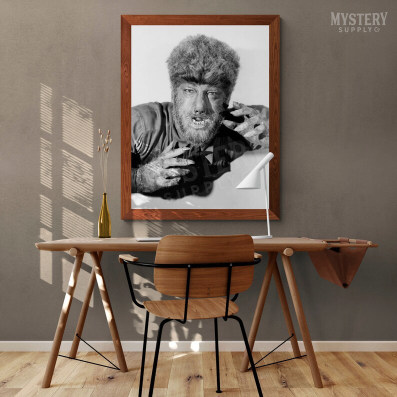 The Wolf Man 1941 Vintage Horror Movie Lon Chaney Jr. Werewolf - Etsy