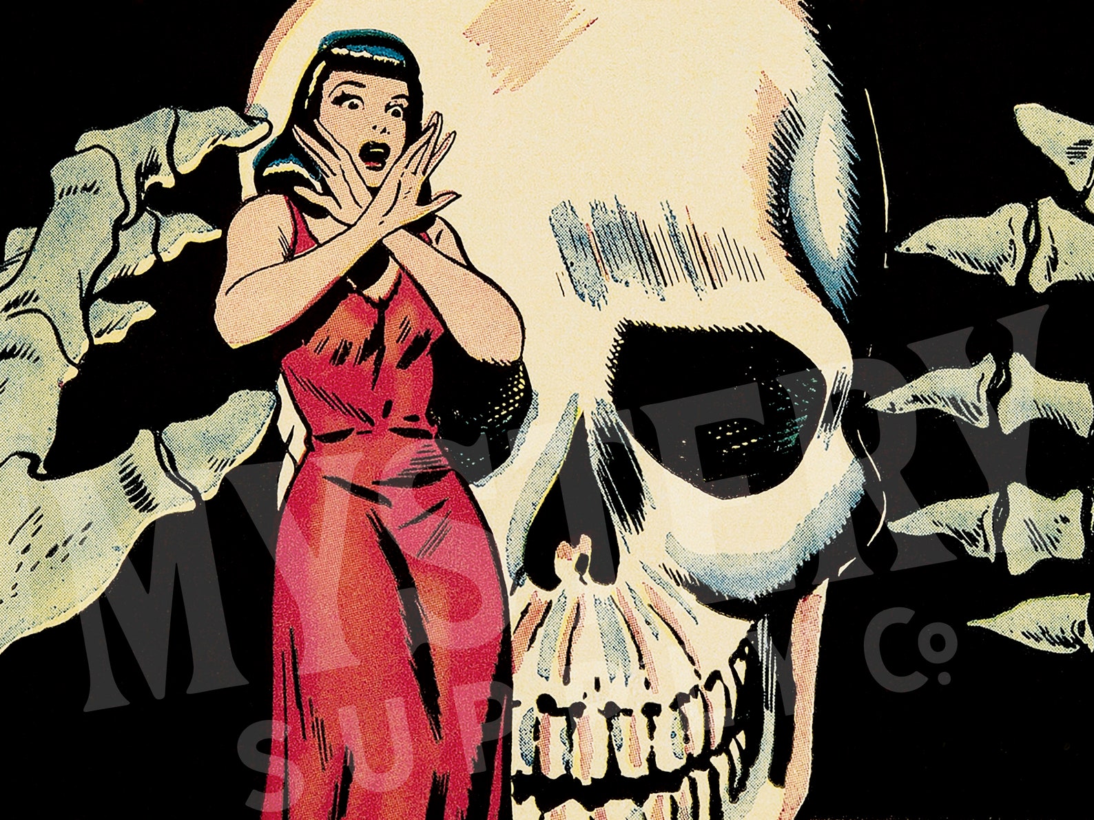 Strange Mysteries 15 Vintage Horror Comic Book Art Poster / | Etsy