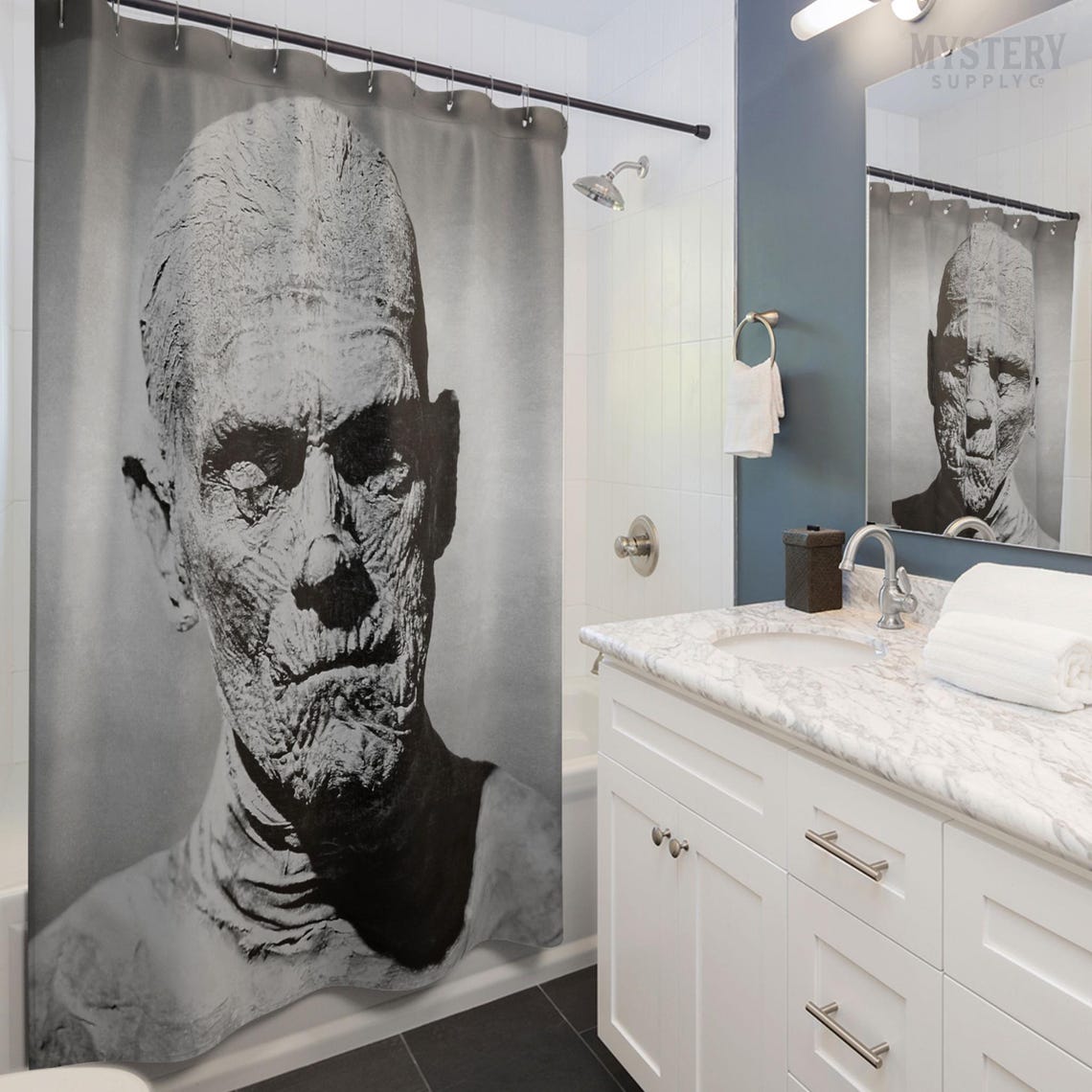 The Mummy 1932 Vintage Horror Movie Monster Photo Shower Curtain ...