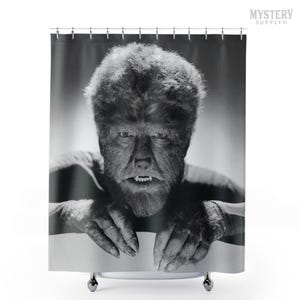 The Wolf Man 1941 Vintage Horror Movie Werewolf Monster Photo Shower ...