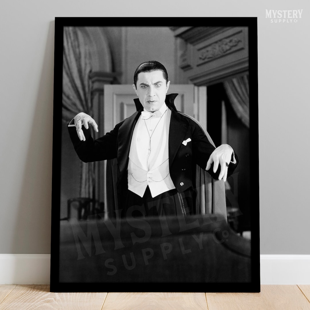 Dracula 1930s Vintage Bela Lugosi Vampire Horror Movie Monster Photo ...