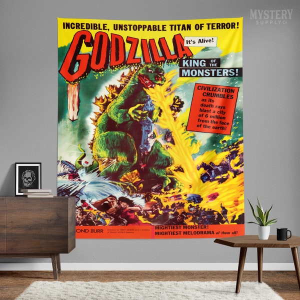 Godzilla Wall Art - Etsy