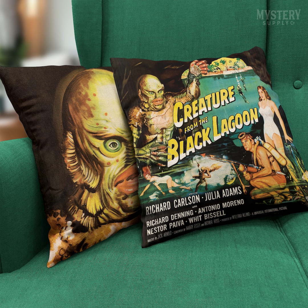 Creature From the Black Lagoon Double Sided Decorative Square Horror ...