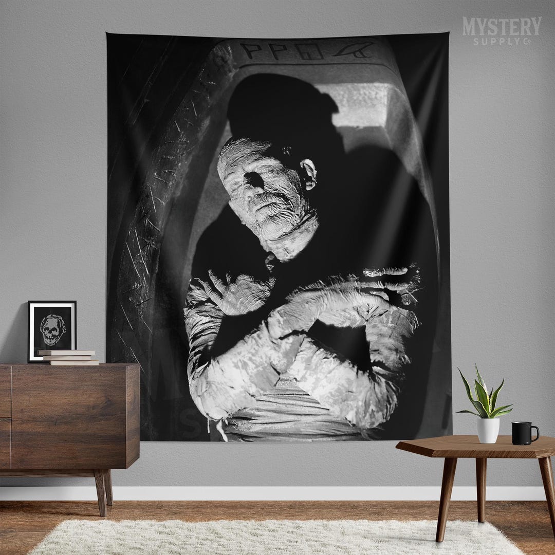 The Mummy 1932 Vintage Horror Movie Boris Karloff Coffin Photo Wall ...