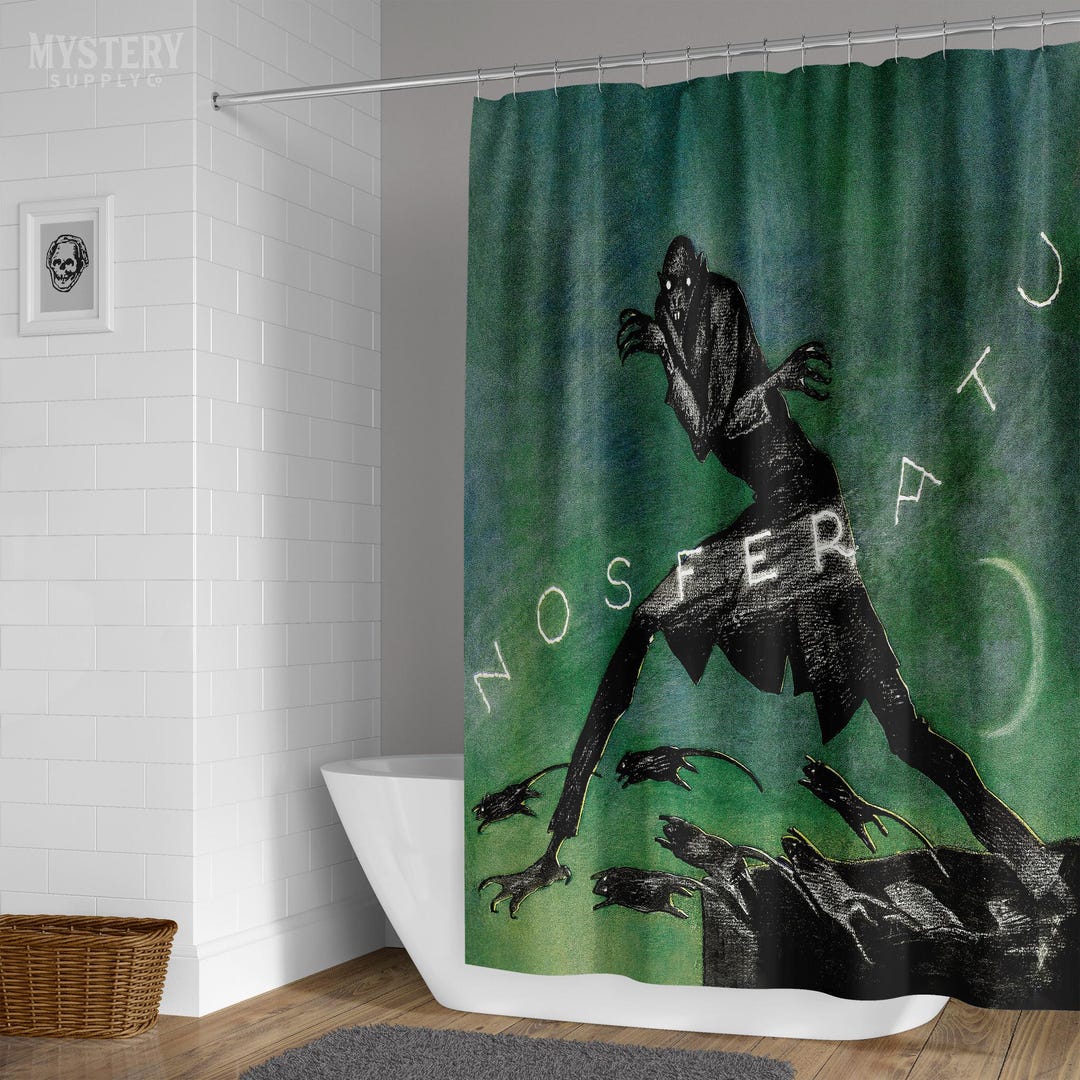 Nosferatu 1921 Vintage Horror Vampire Dracula Monster Movie Shower ...