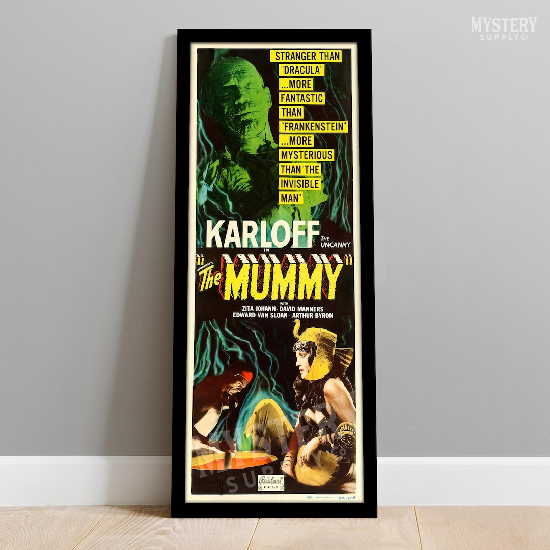 The Mummy Vintage Horror Monster Movie Poster / Wall Decor Art Print ...
