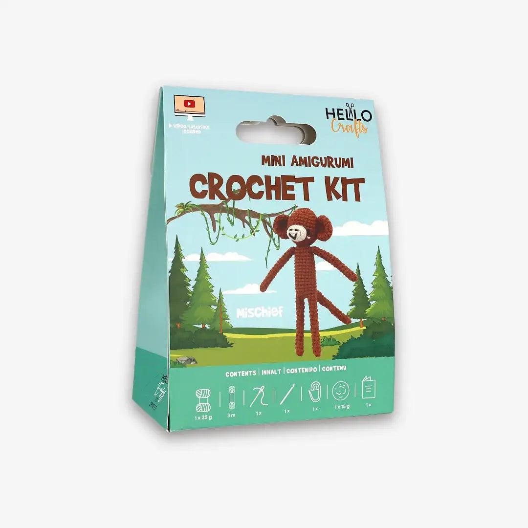 Mini Amigurumi - Mischief Monkey | Crochet Kit - Crochet Kits for ...