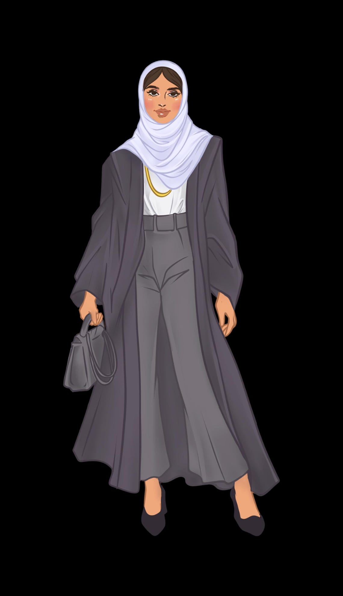 50 Hijabi Women Digital Stickers - Downloadable Islamic Sticker Pack ...