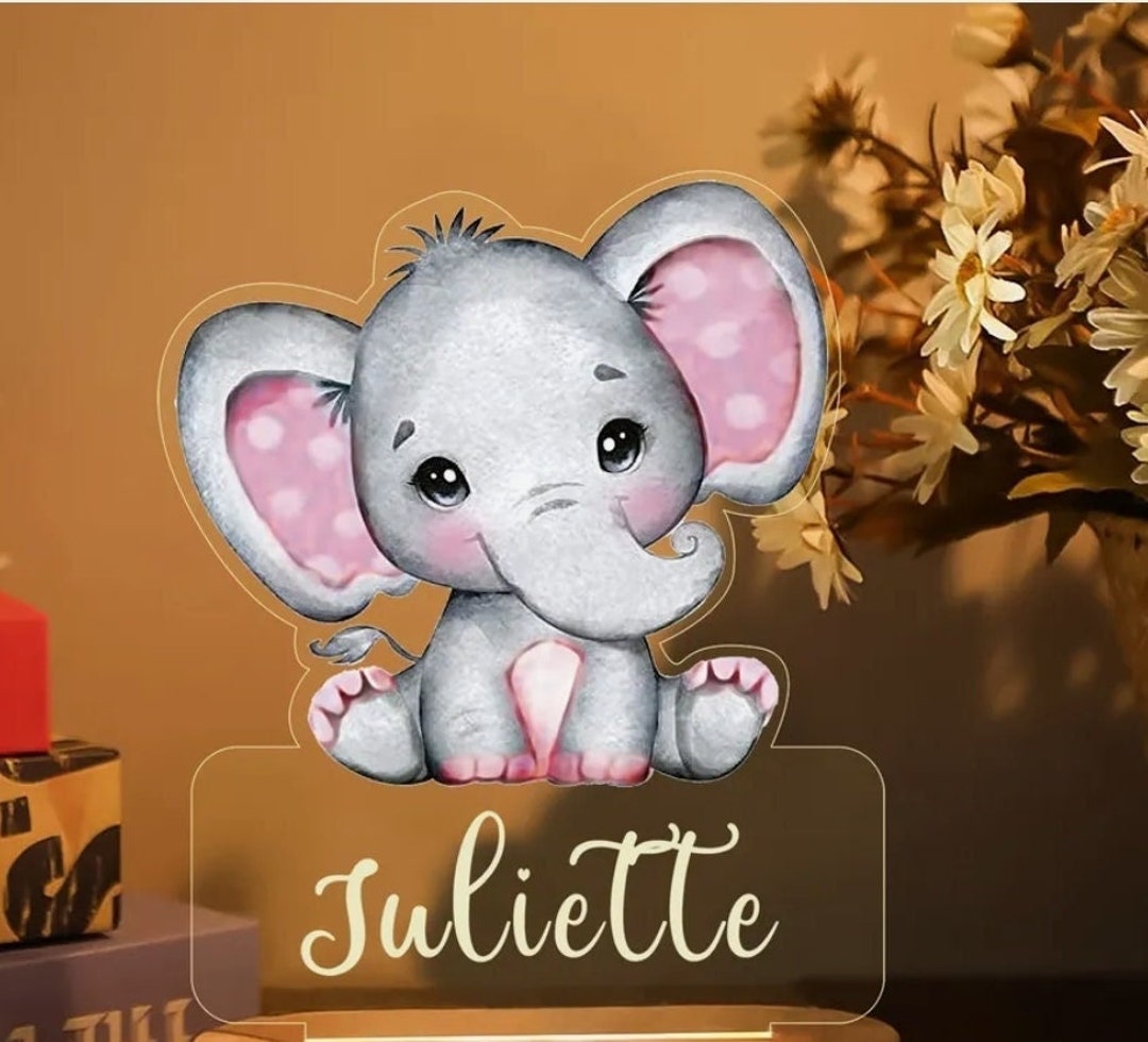 Customizable Kids LED Lamp - Personalized Name Night Light for Children ...