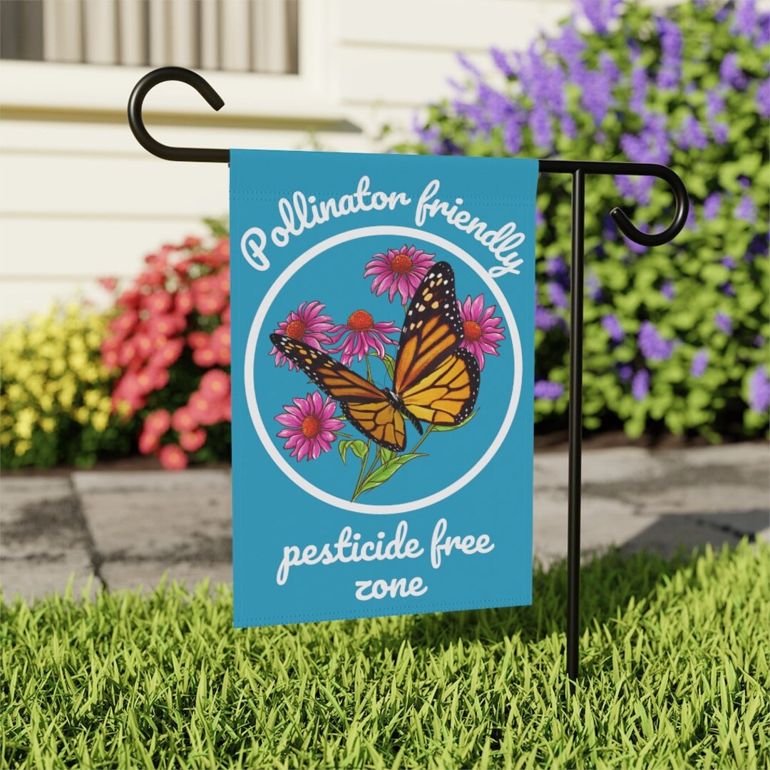 Pollinator Friendly Native Plant Pollinator Garden Flag Sign - Etsy