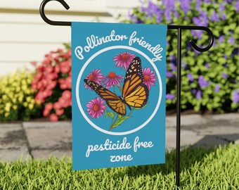 Pollinator Friendly Garden Sign - Etsy