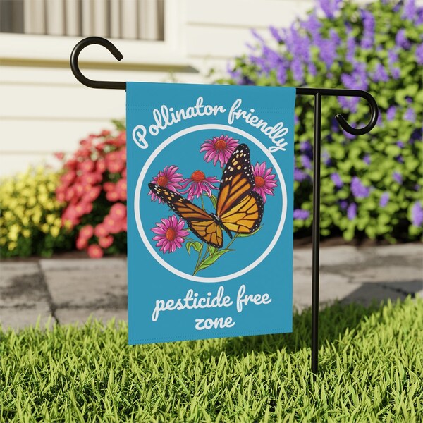 Pollinator Friendly Garden Sign - Etsy