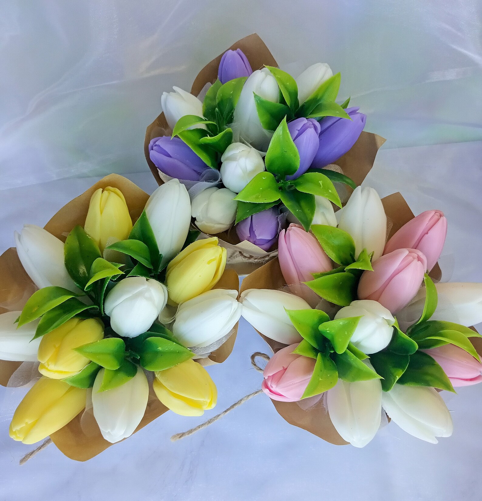 Soap Flower Bouquet Bouquet Flower Flowers Tulip Mothers Etsy
