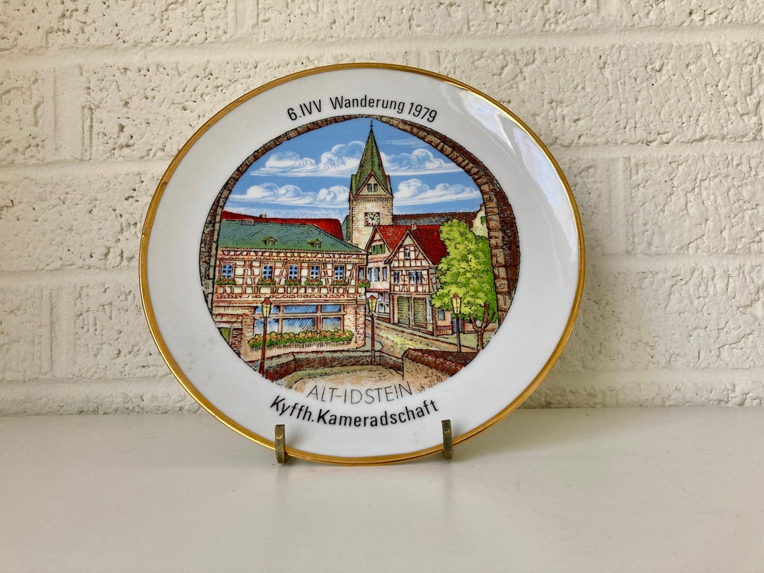 Vintage Decorative Plate With German Scenery. - Etsy