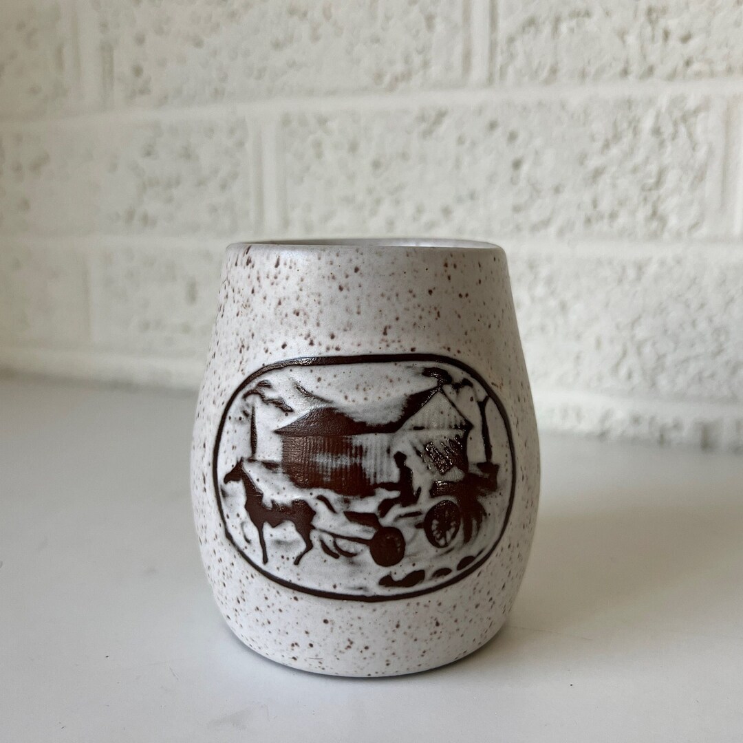 Vintage Pottery Jar | Onion River Pottery | Burlington, Vermont - Etsy