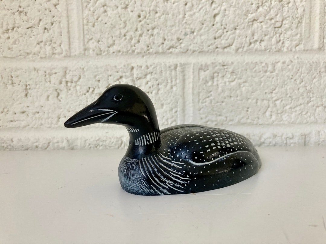 Wooden Loon Water Foul Duck - Etsy