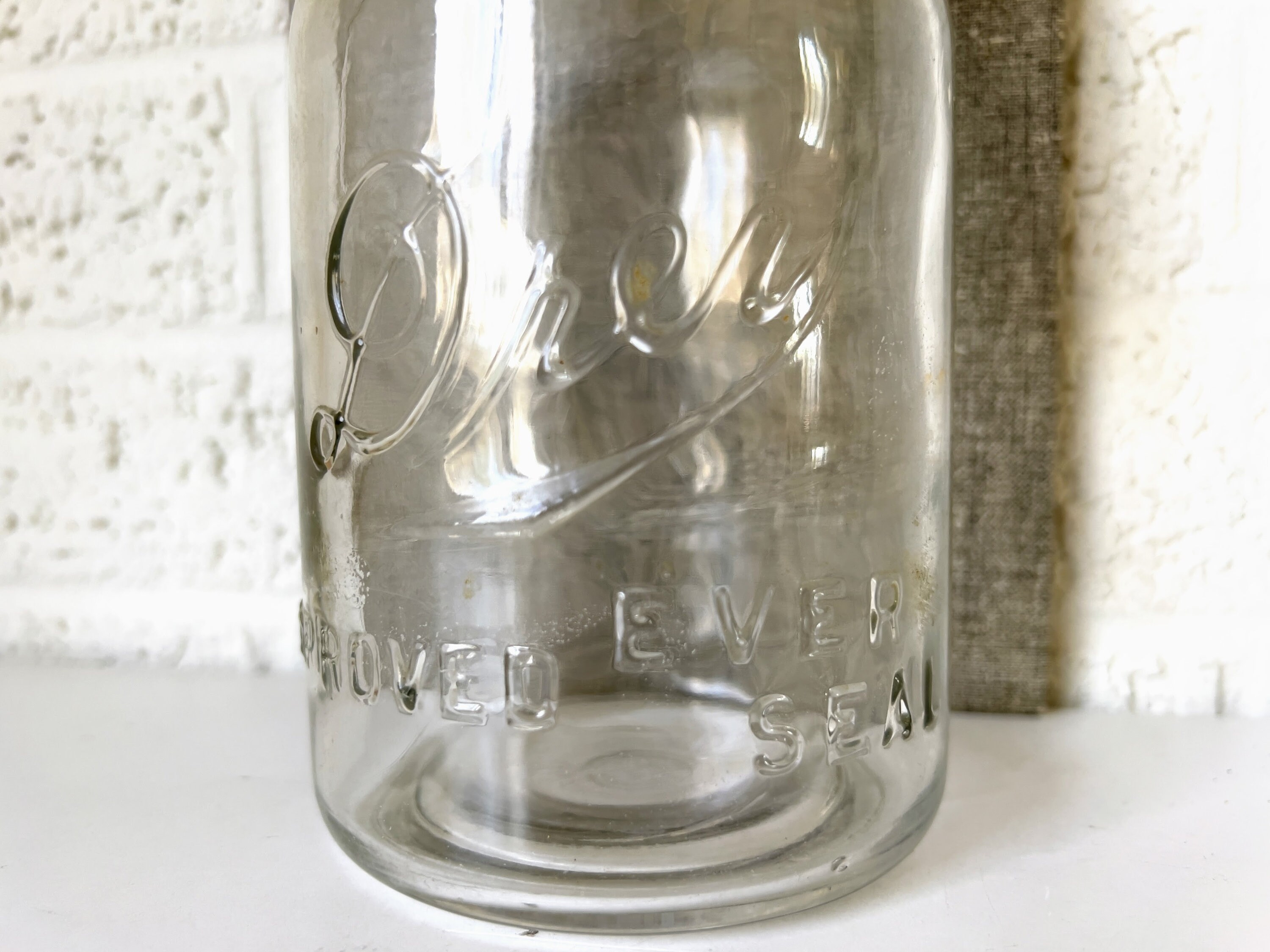 Vintage Drey Improved Ever Seal Canning Jar With Wire Bale | Clear ...