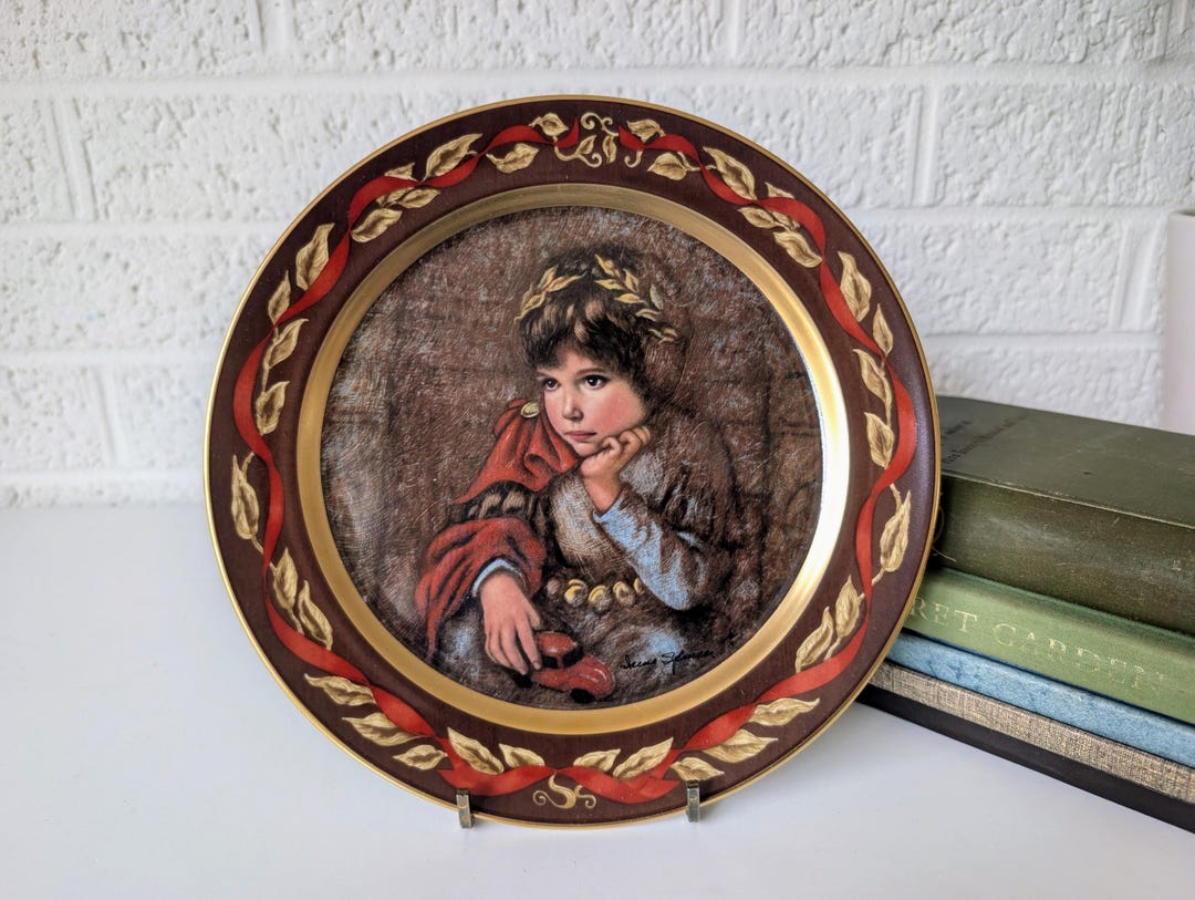 Vintage Collectible Marc Antony Decorative Plate | "let's Pretend ...