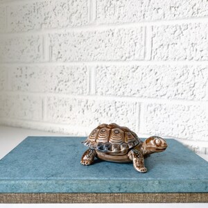 Vintage Wade Turtle Trinket Box | Wade of England Porcelain Tortoise ...