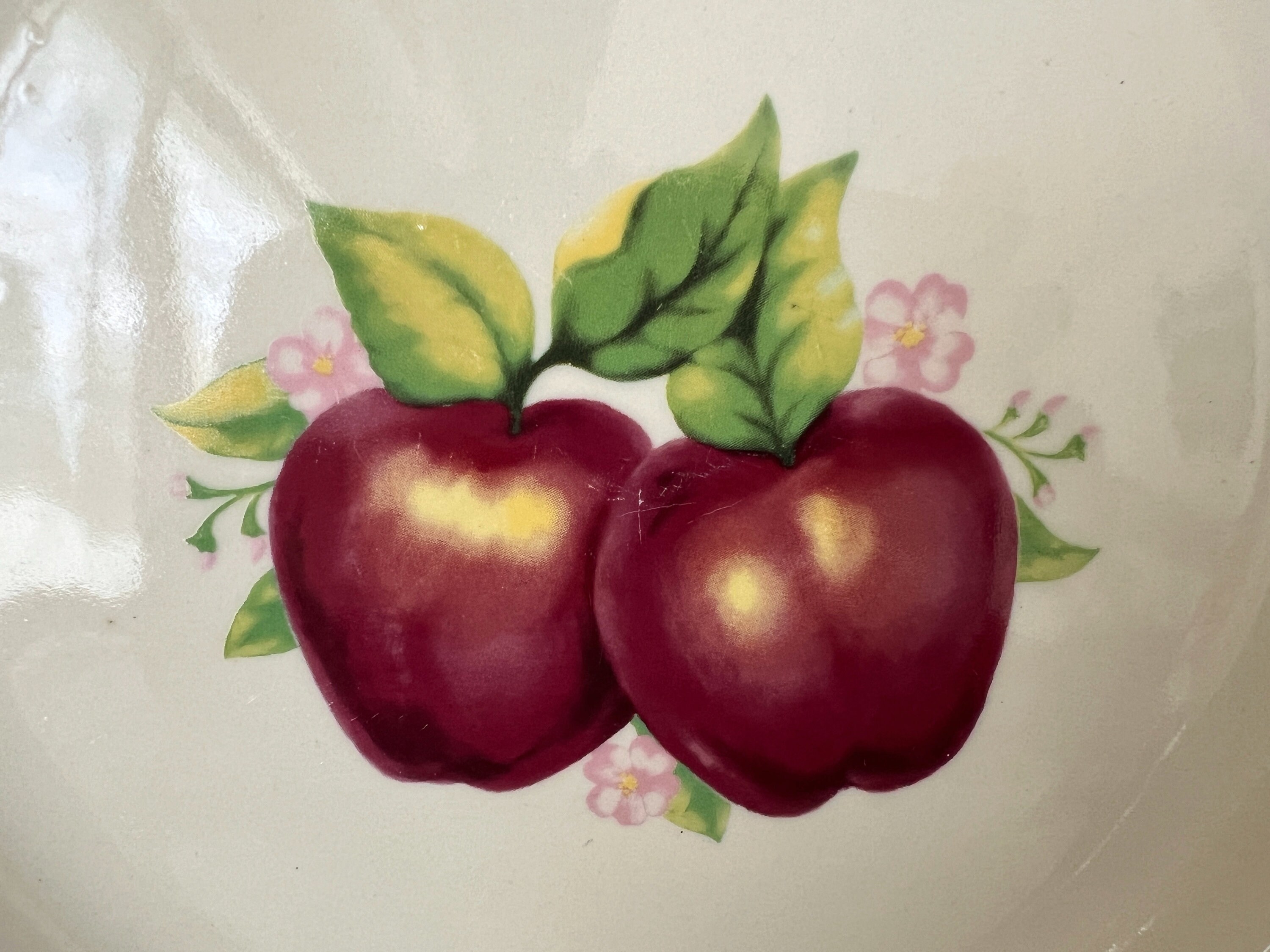 Vintage Apples Dinner Plate | Four Star Stoneware - Etsy