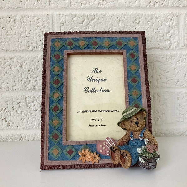 Teddy Bear Picture Frame - Etsy