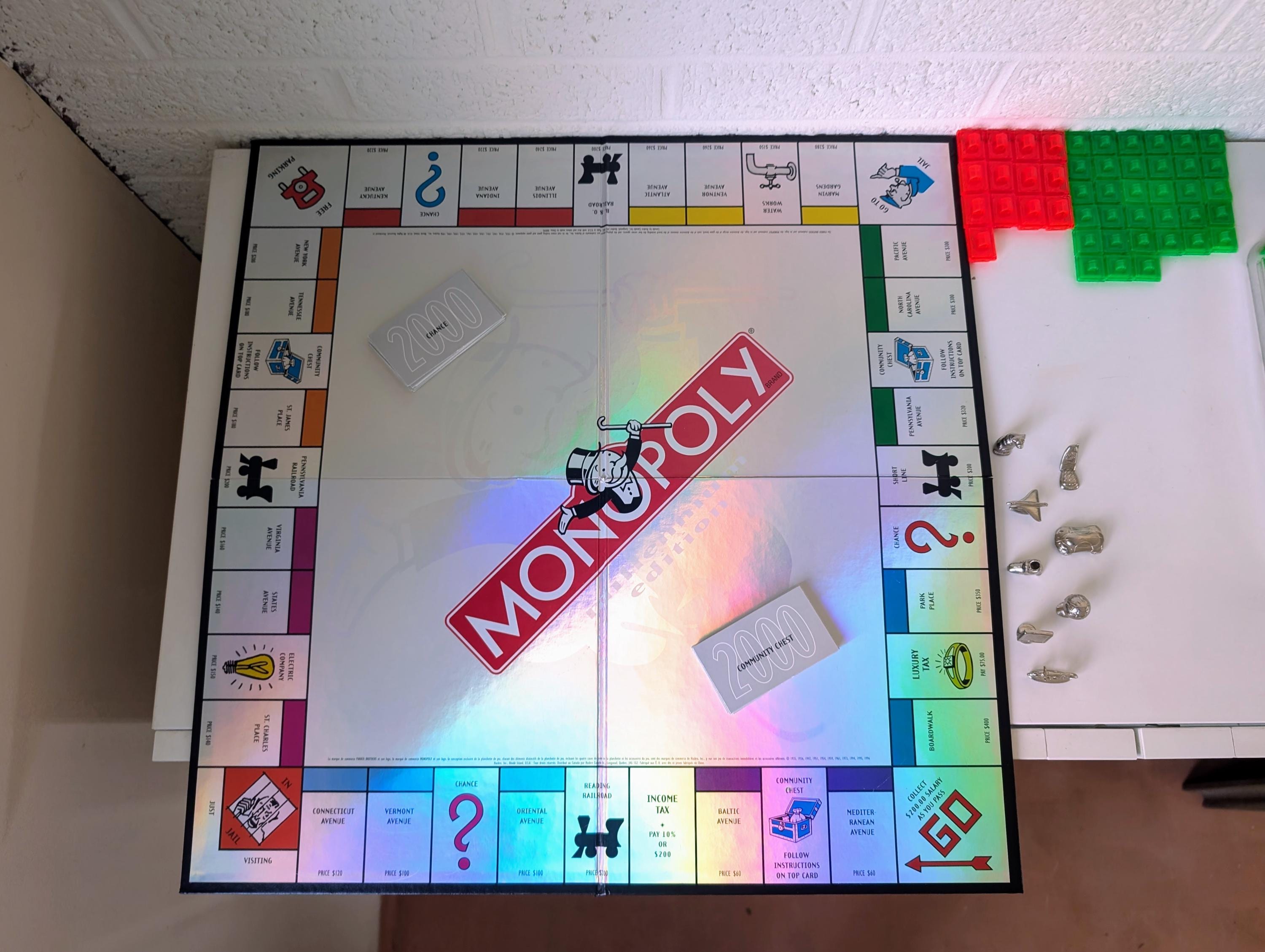 Vintage Monopoly Millennium Edition | 2000 Monopoly | Property Trading ...
