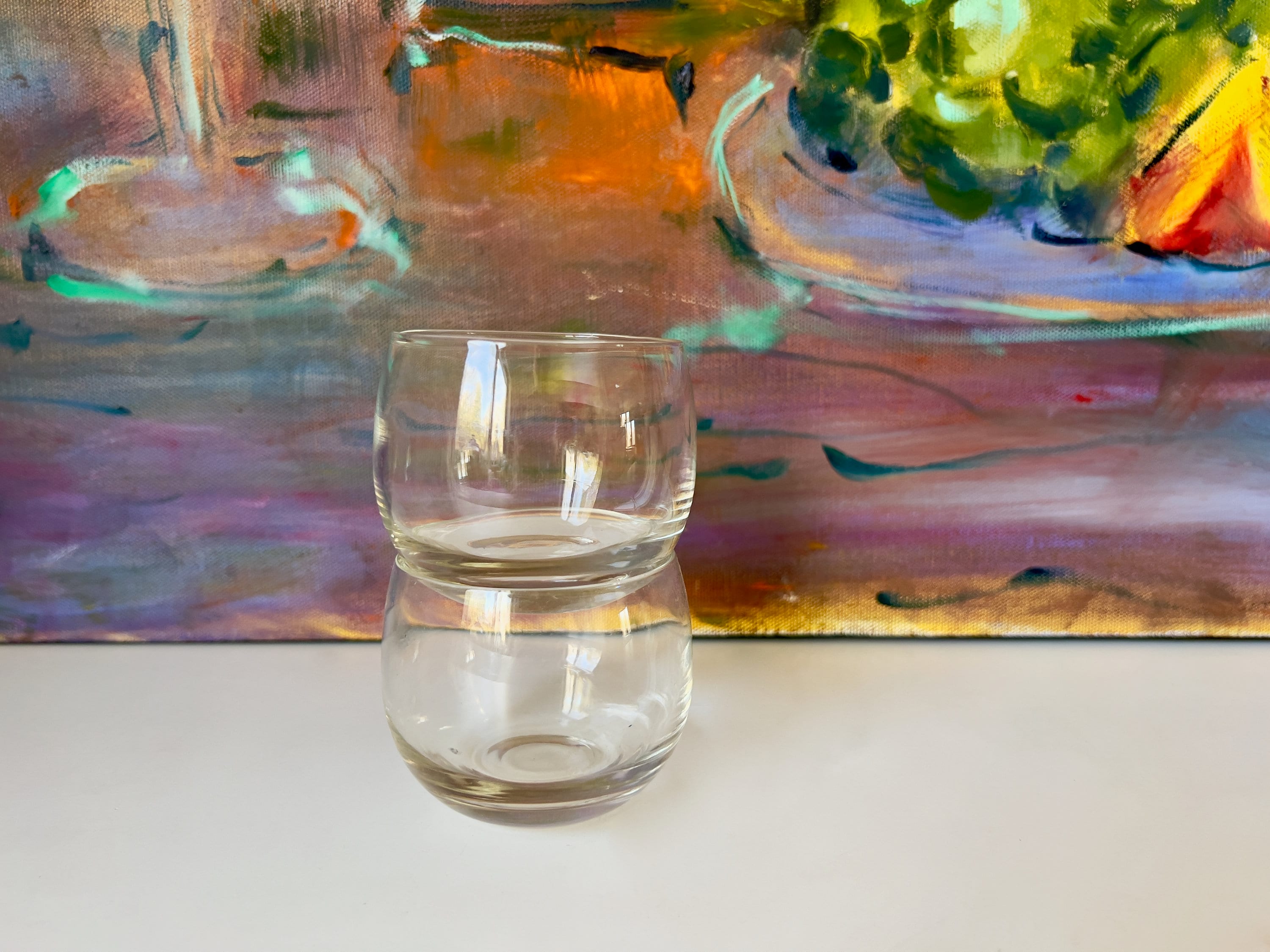 Pair Vintage Roly Poly Whiskey Glasses - Etsy