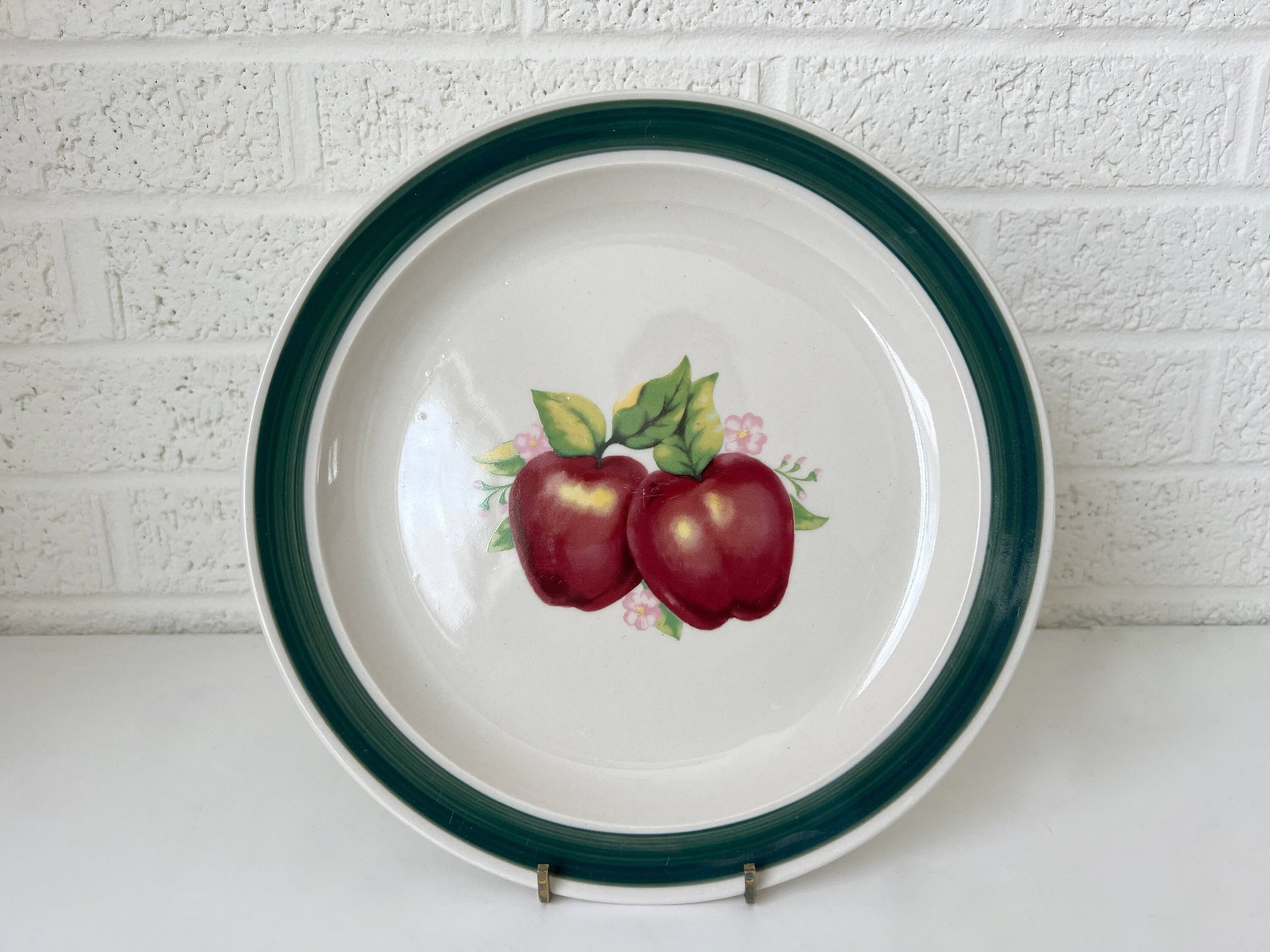 Vintage Apples Dinner Plate | Four Star Stoneware - Etsy