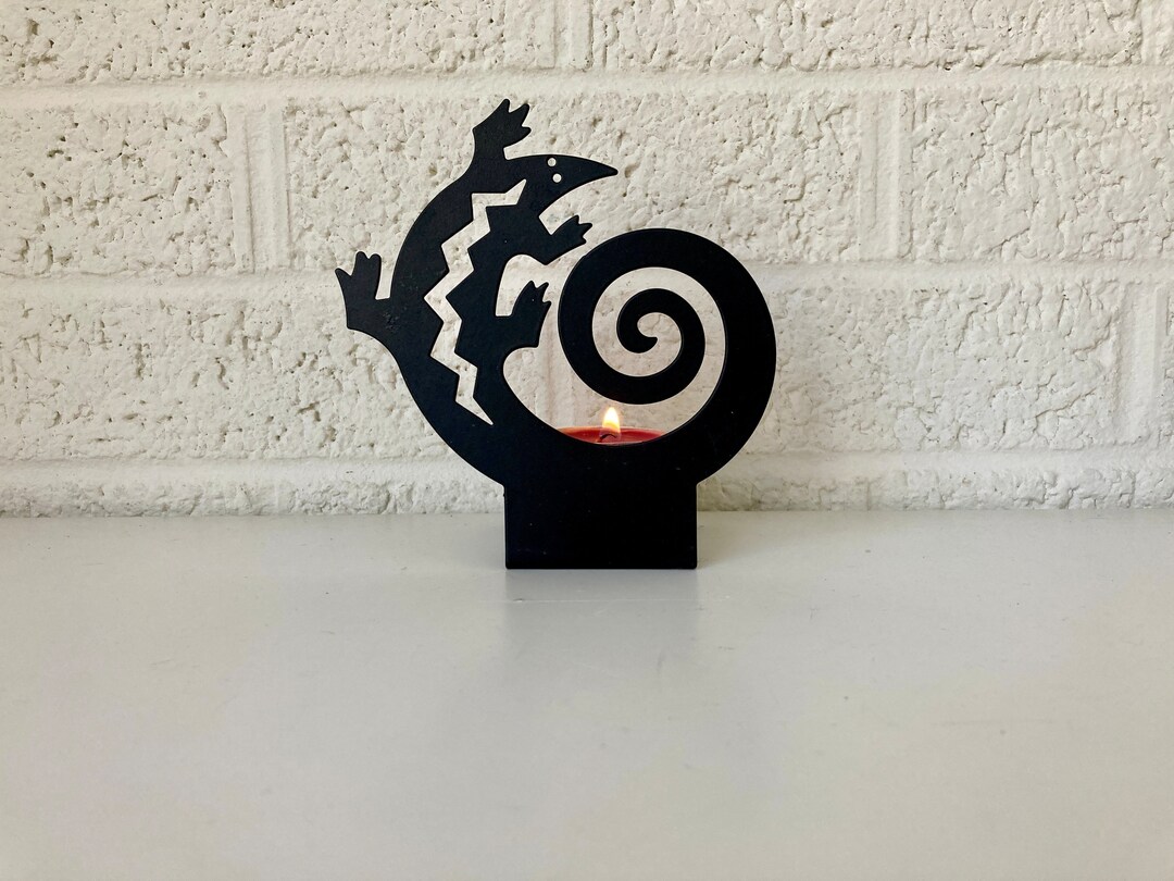 Vintage Lizard Candle Holder - Etsy