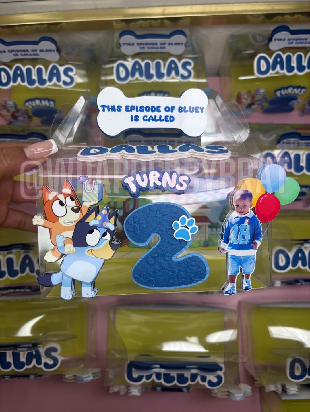 Blue Doggy 3D Gable Boxes - Etsy