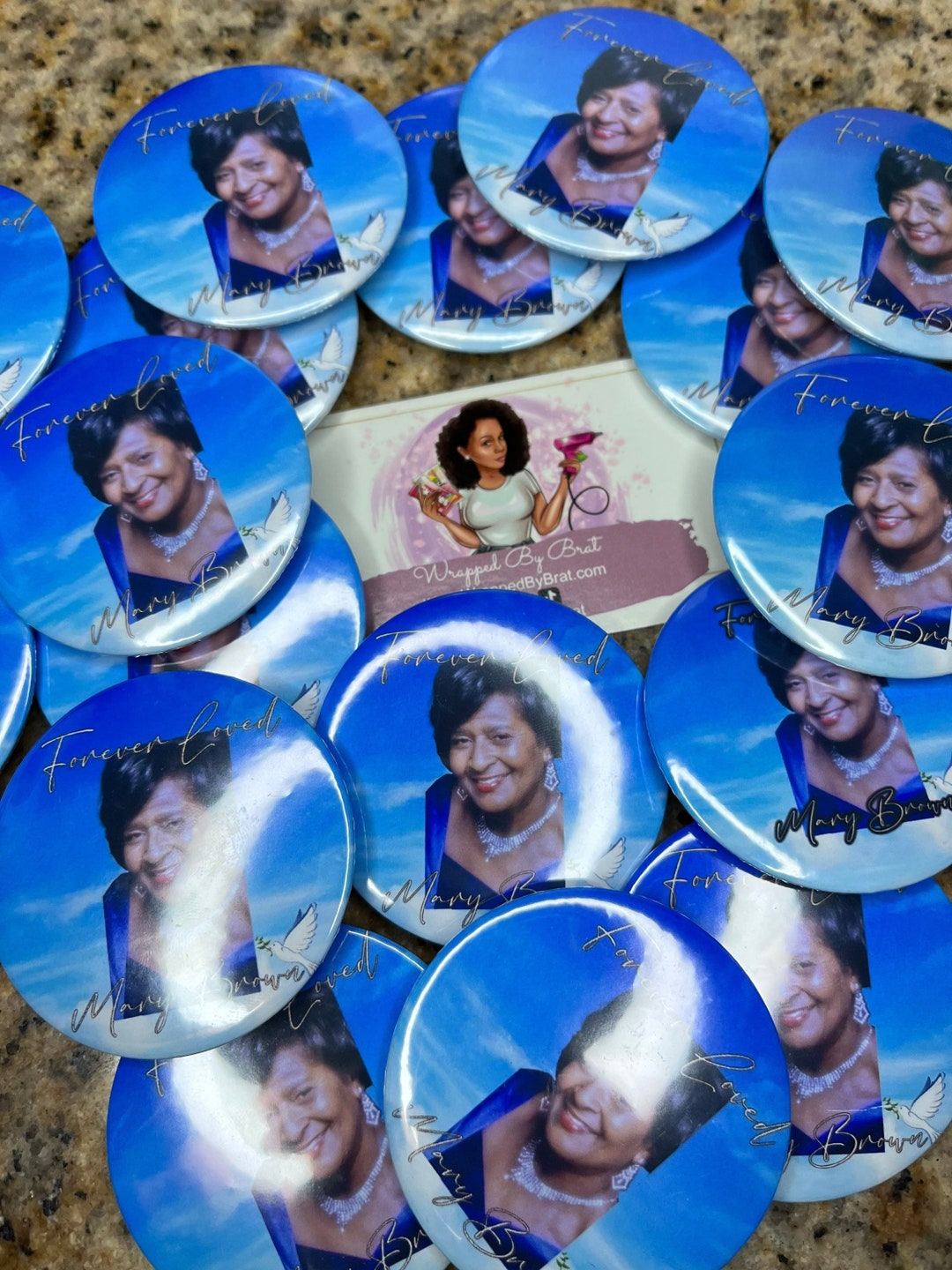 Custom Memorial Pins - Etsy