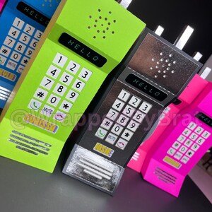 Retro Phone Favor Boxes - ANY THEME - Etsy