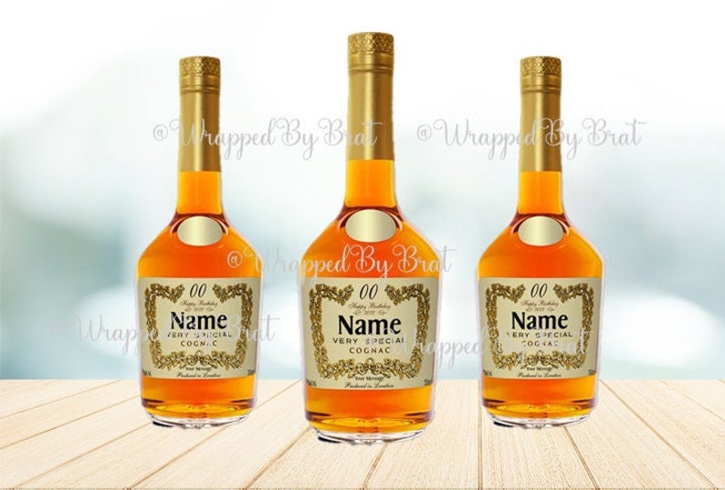 Custom Alcohol Label -- Printed OR Digital - Etsy