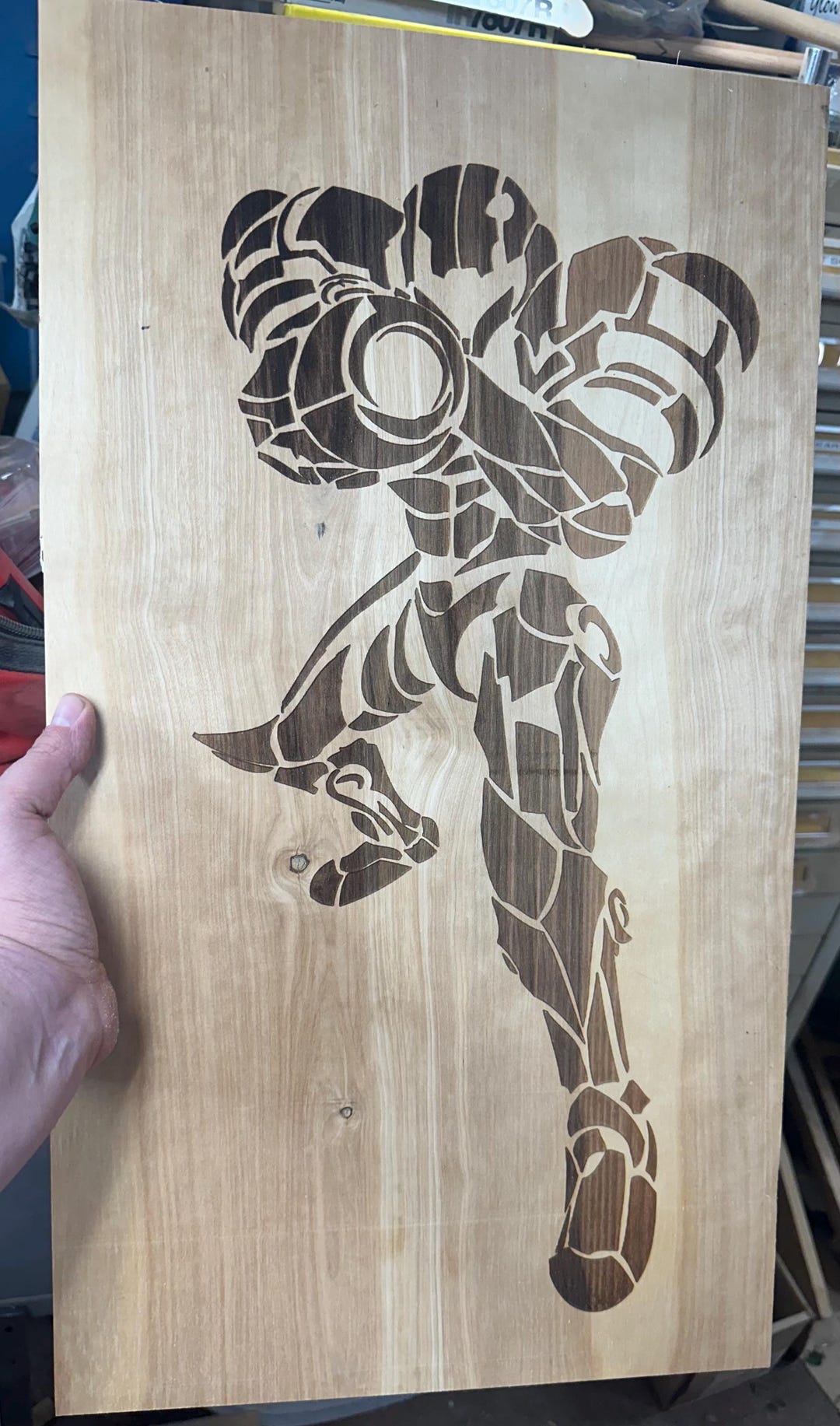 Metroid Samus, Nintendo, Custom Engraved - Etsy