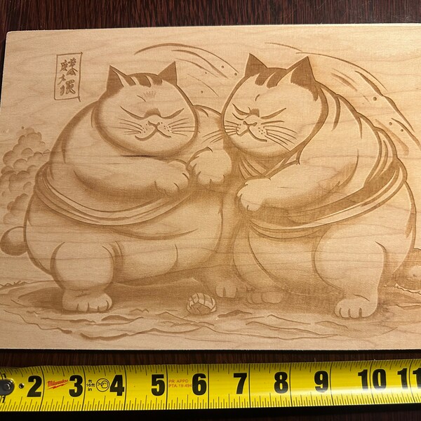 Sumo Cat - Etsy