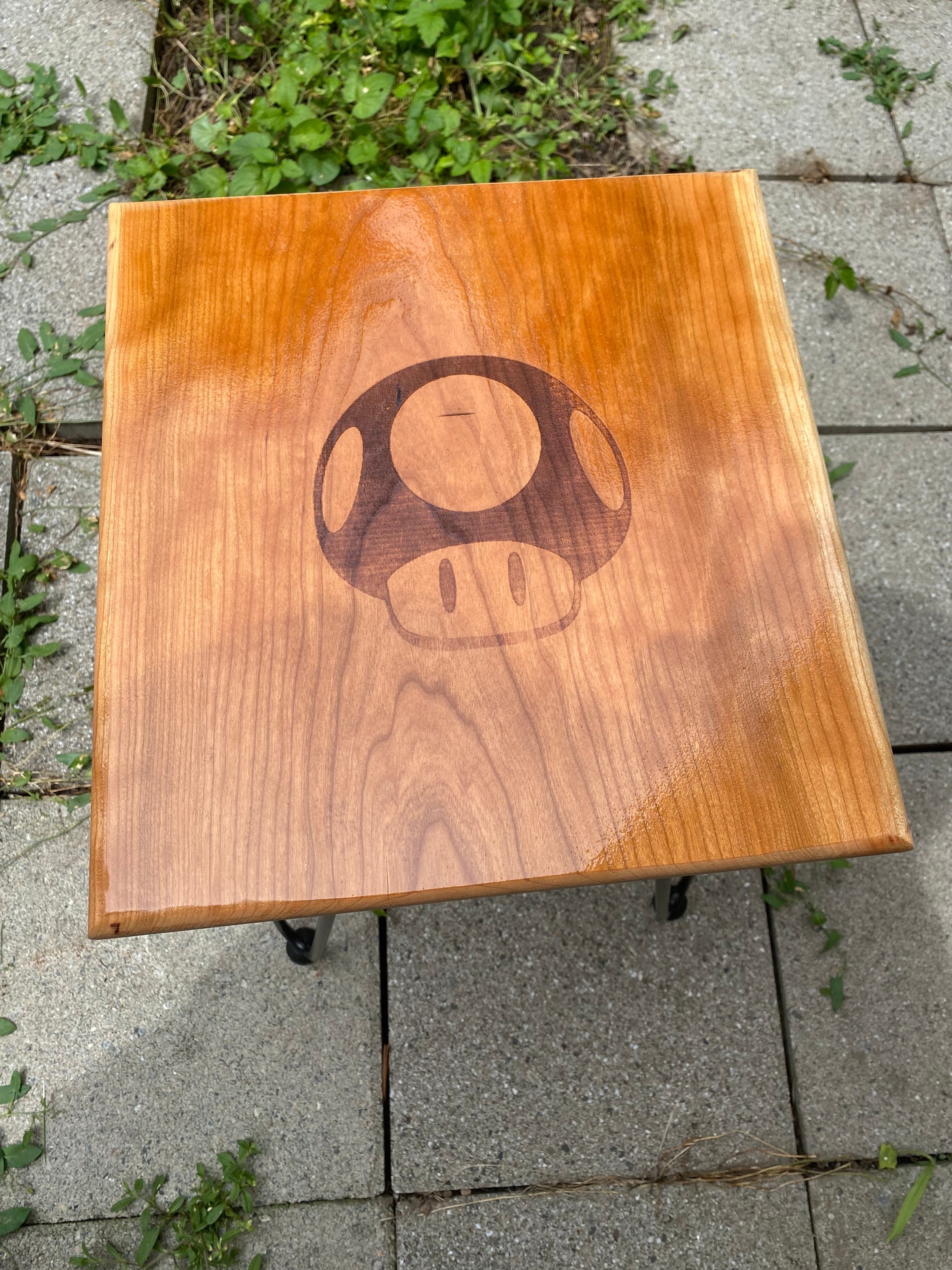 Solid Cherry, Super Mario Indoor or Outdoor Bench/endtable - Etsy