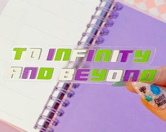 To Infinity and Beyond Sticker Toy Story Sticker Disney Sticker Pixar ...