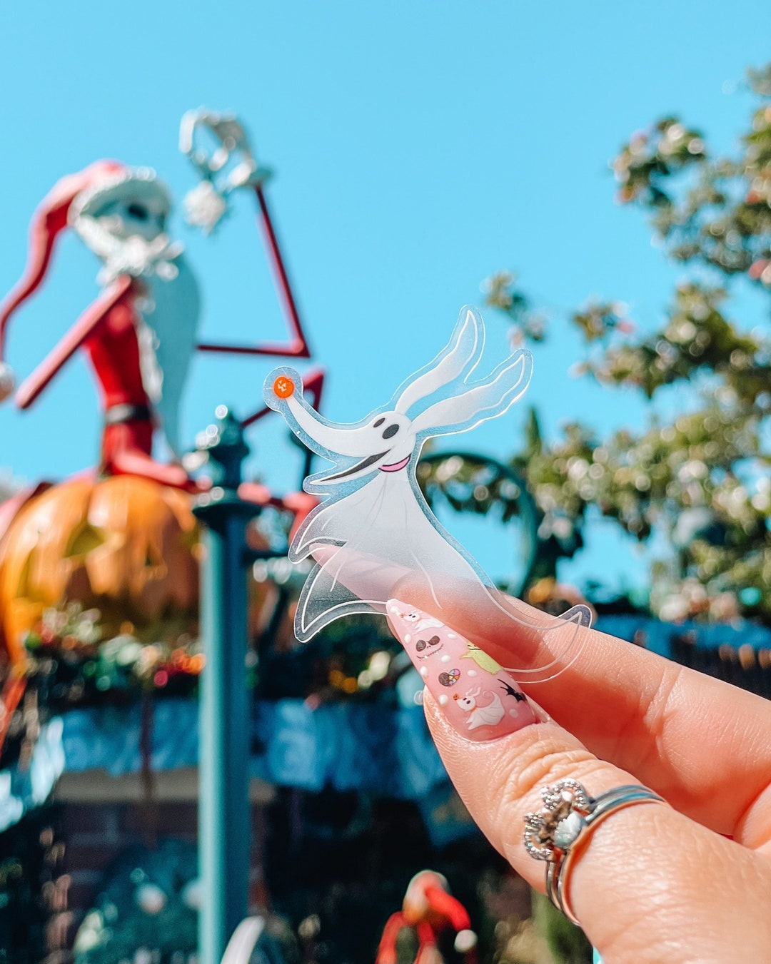 Zero Sticker Disney Halloween Sticker Nightmare Before Christmas ...