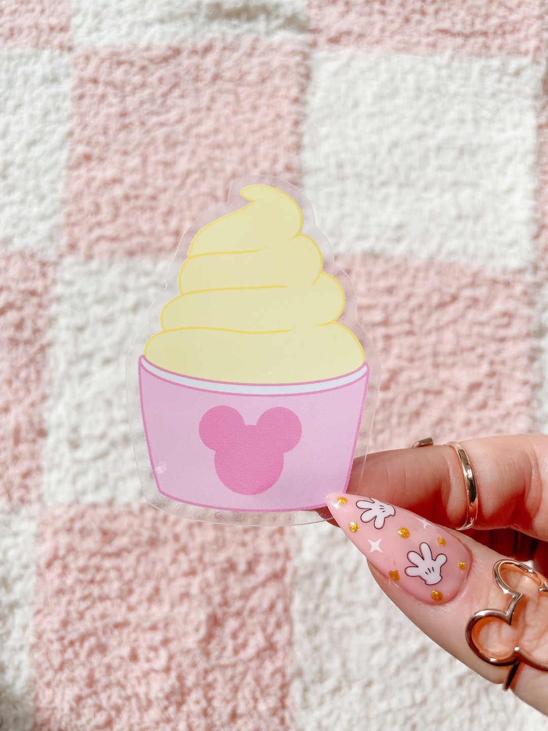 Dole Whip Sticker Pink Disney Snacks Sticker Disney Treats Sticker - Etsy