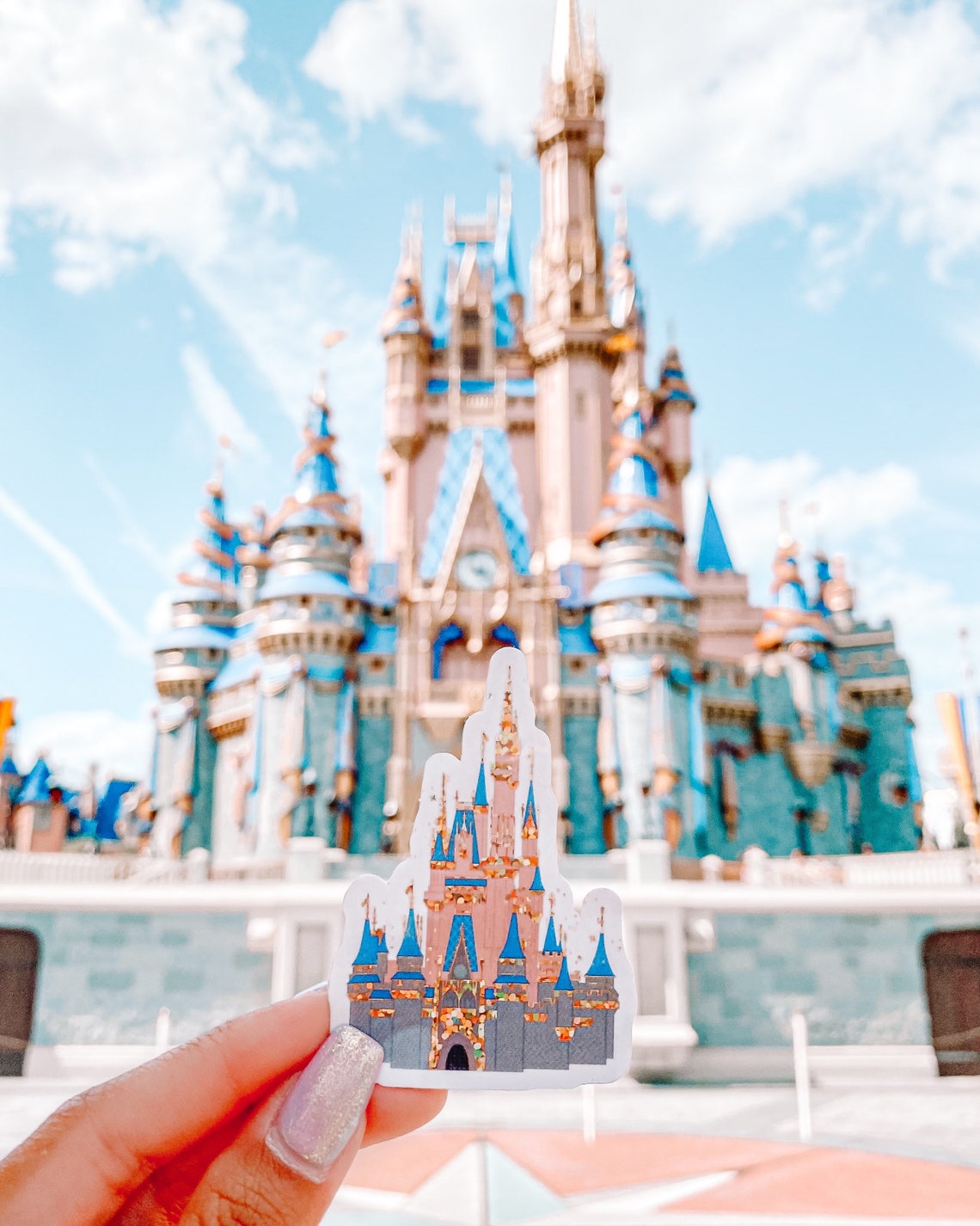 Disney Castle Sticker Tumbler Sticker Decal Gift for - Etsy