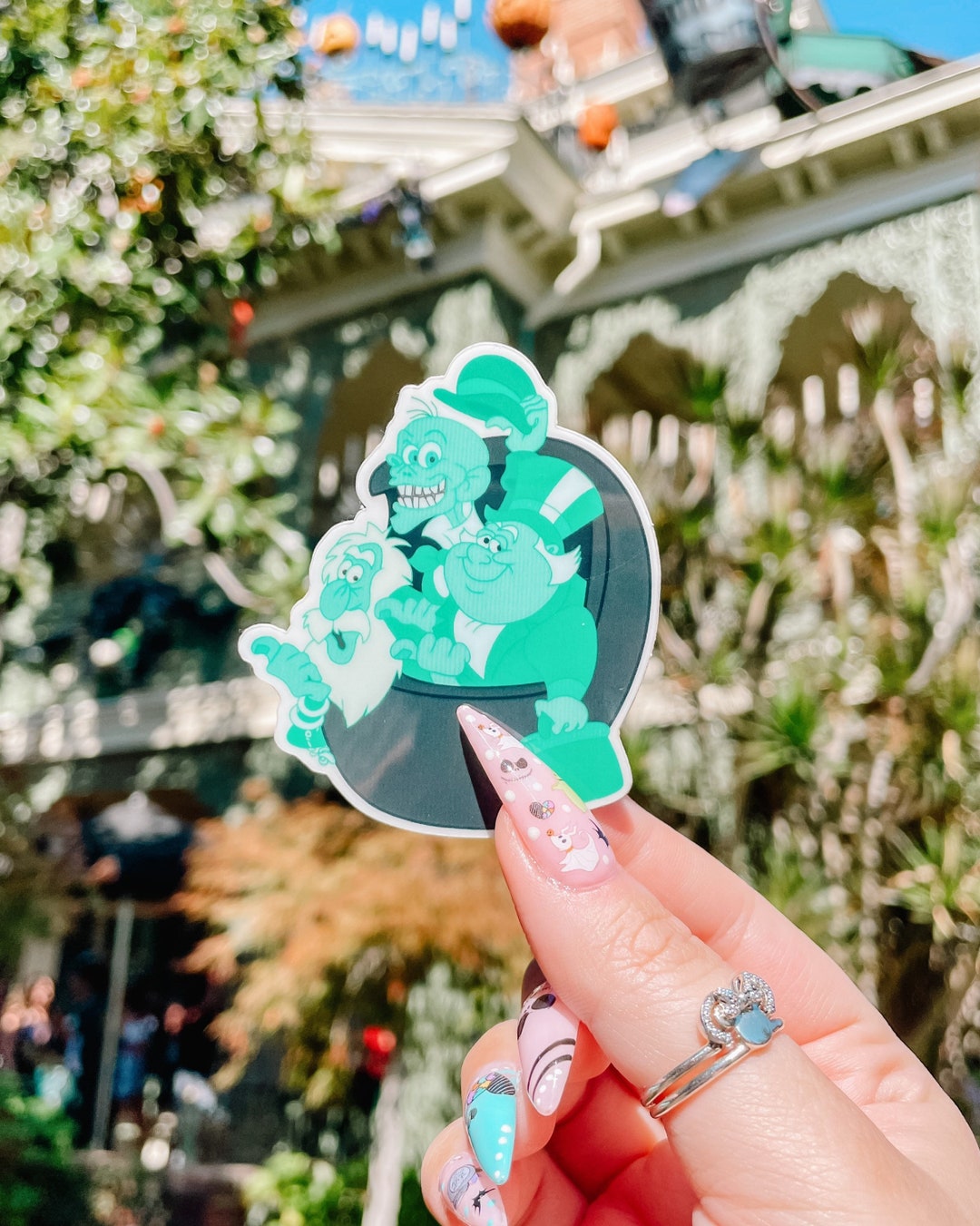 Grim Grinning Ghosts Sticker Disney Halloween Sticker Haunted Mansion ...