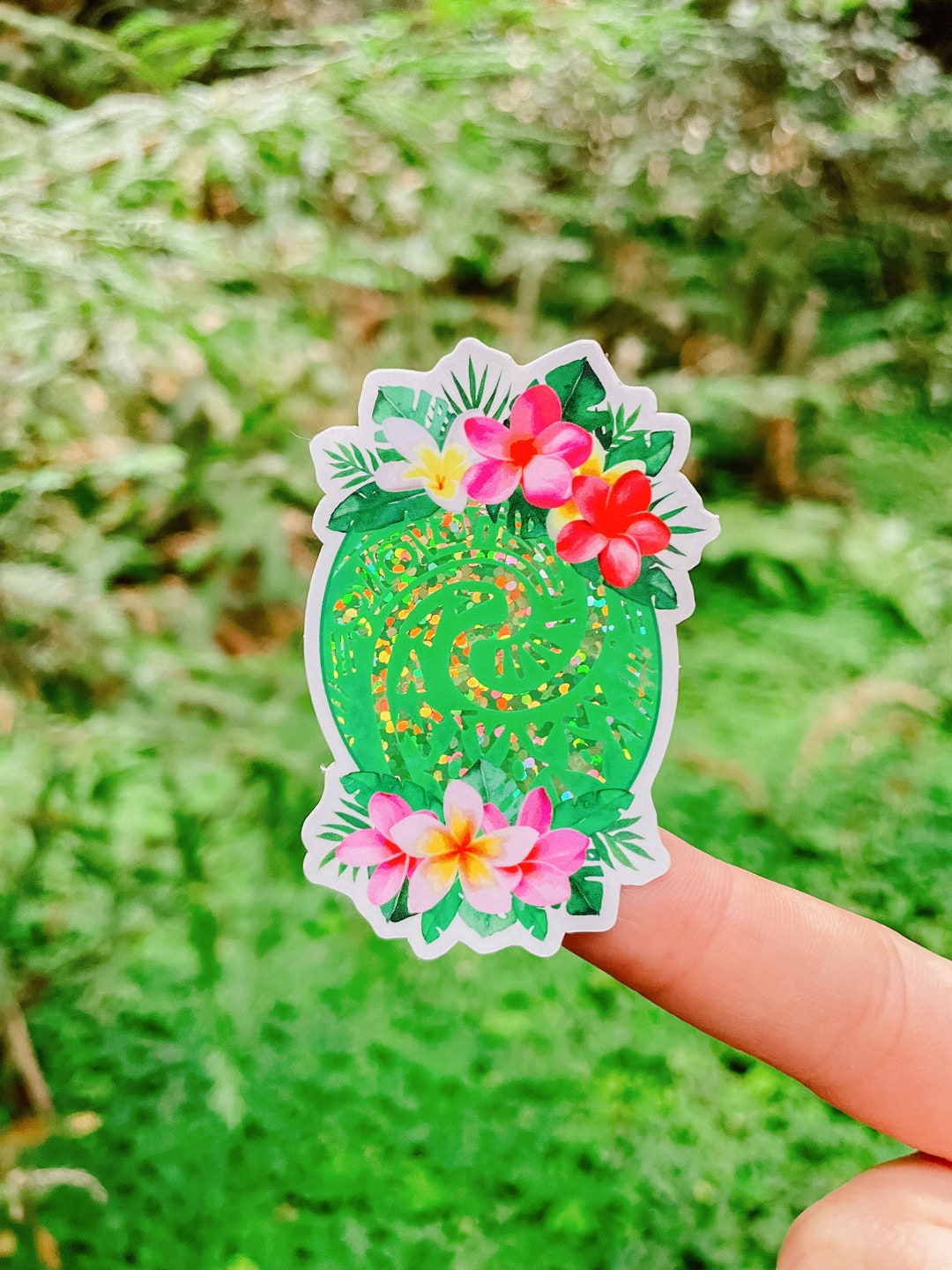 Moana Sticker Heart of Te Fiti Sticker Princess Sticker - Etsy