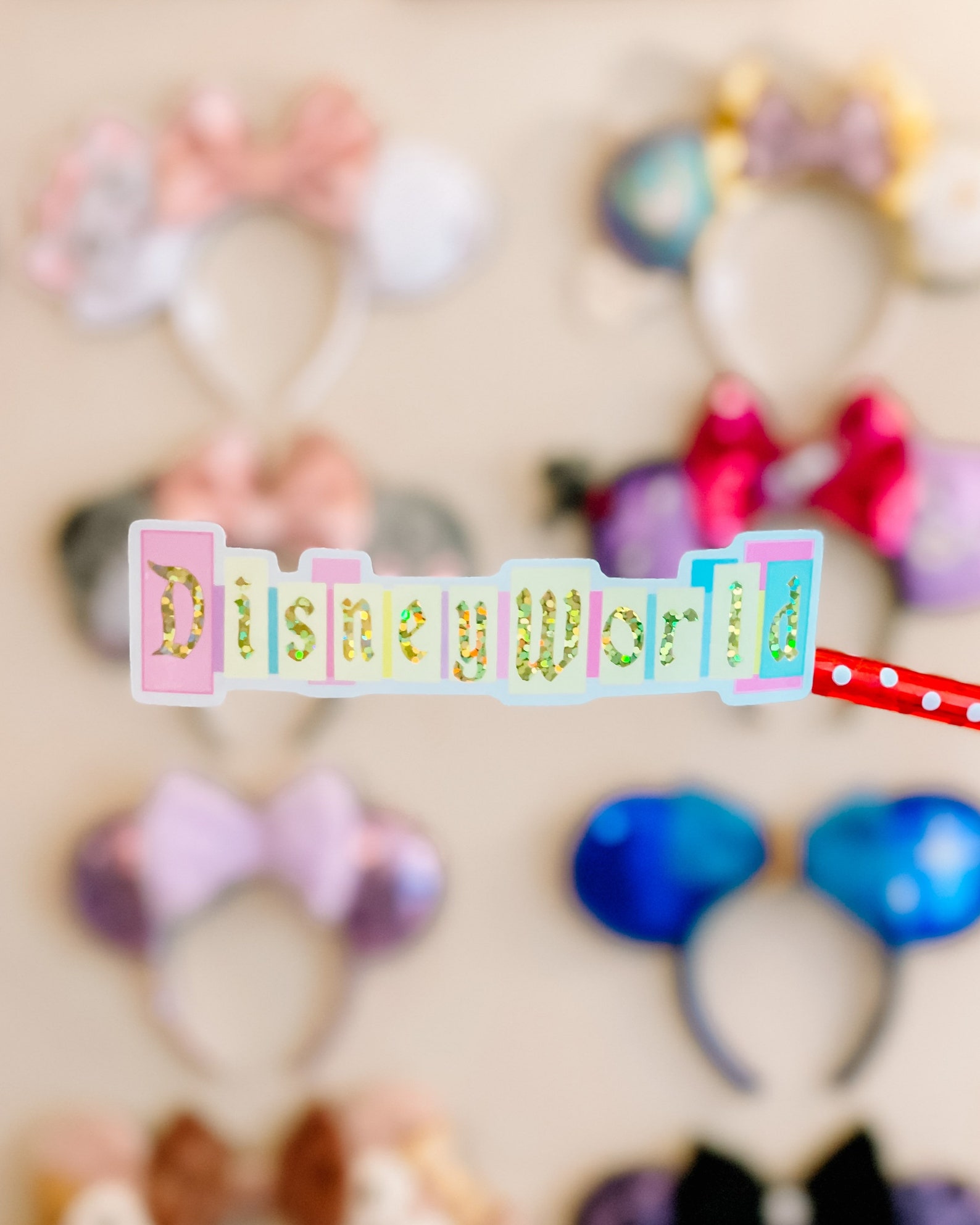 Disneyworld Sign Sticker Retro Disney Sign Sticker - Etsy