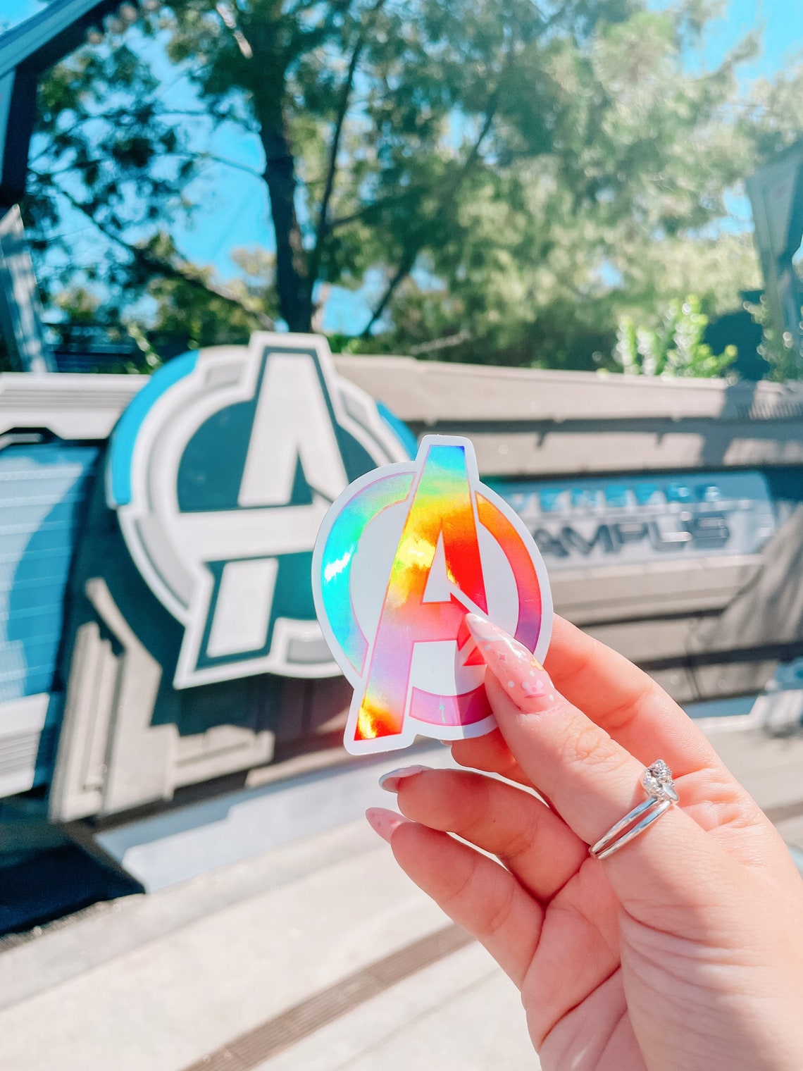 Avengers Logo Sticker Avengers Campus Sticker Marvel - Etsy