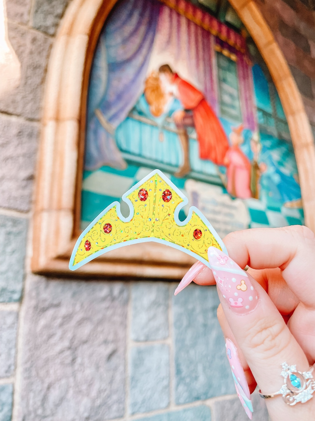 Aurora Sticker Aurora Crown Sticker Princess Sticker - Etsy