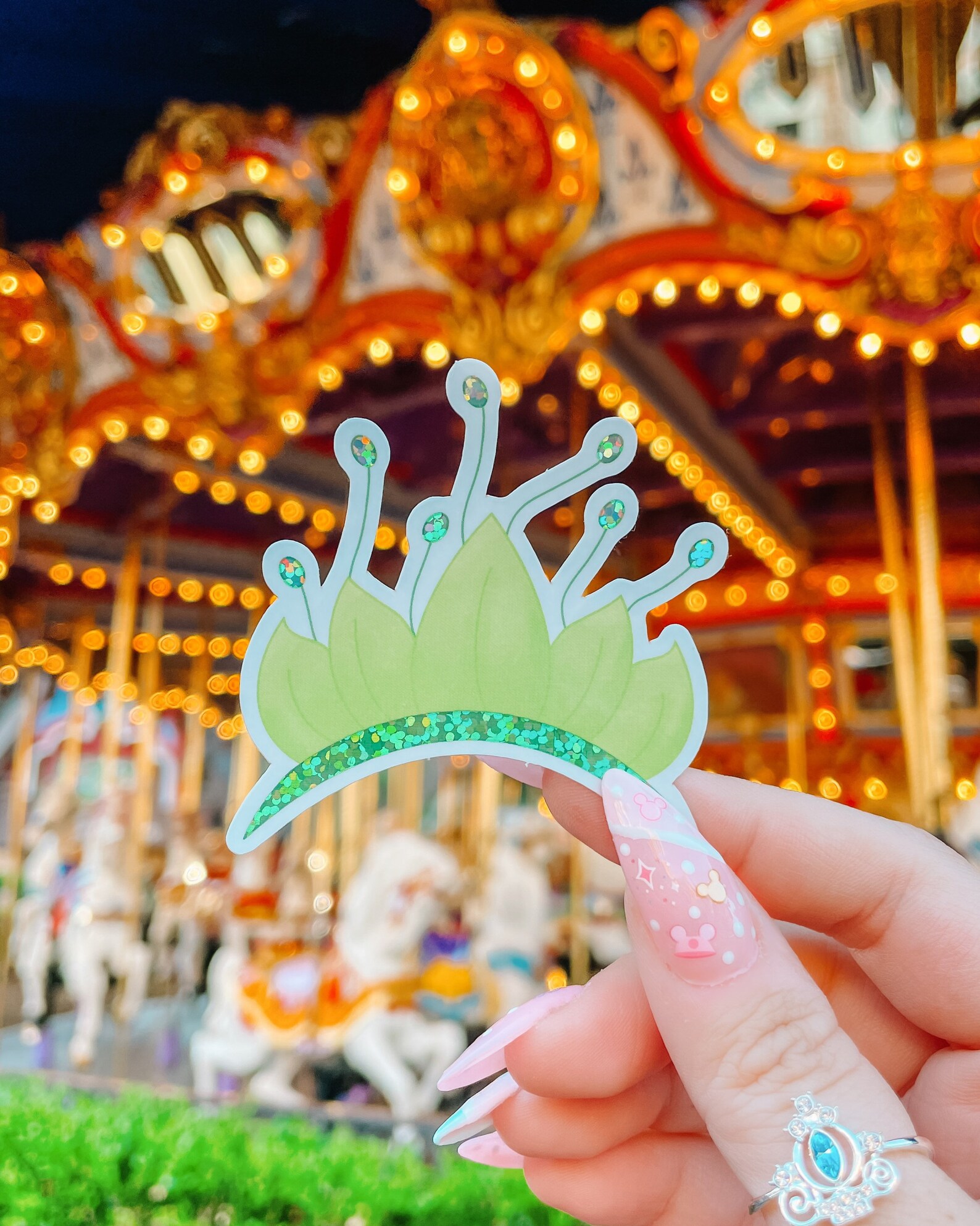 Tiana Sticker Tiana Crown Sticker Princess Sticker - Etsy