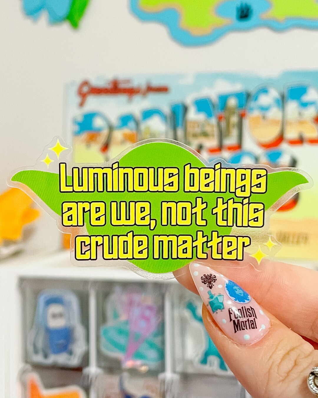 Luminous Beings Sticker Star Wars Sticker Yoda Sticker Jedi Sticker ...