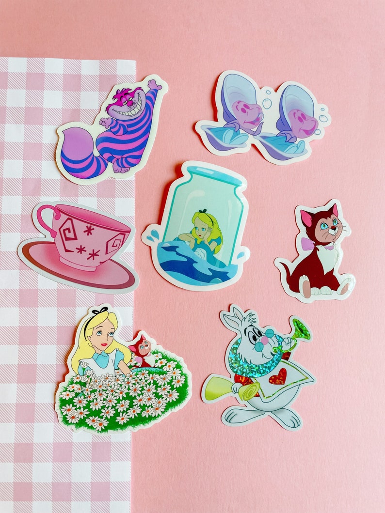 Alice in Wonderland Sticker Bundle - Etsy